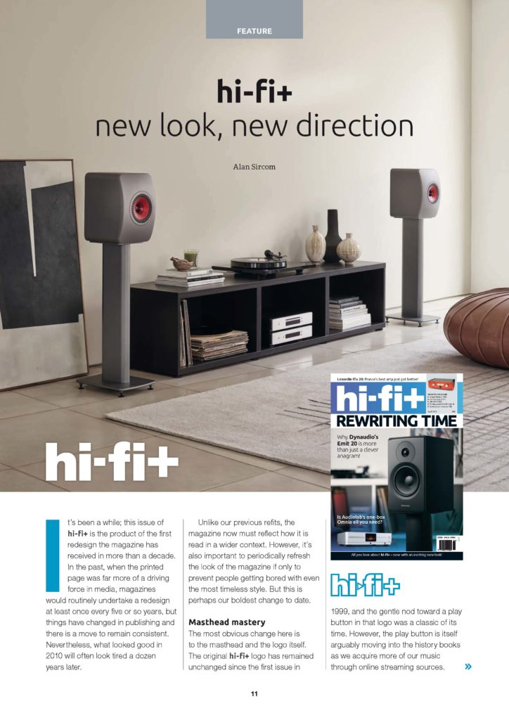 hi-fi+: new look, new direction - hi-fi+